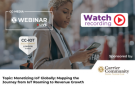 CC-Webinar.Live with Carrier Community @ IoT Summit 2022 London ...